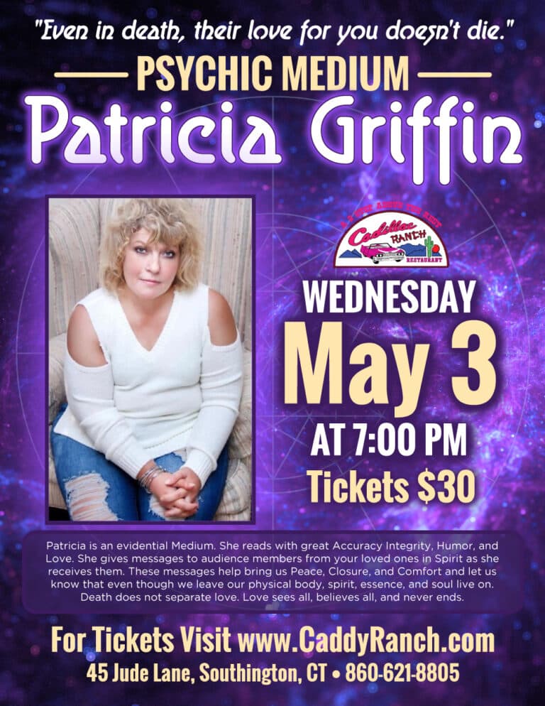 Psychic Medium Patricia Griffin - May 3, 2023 - Cadillac Ranch Restaurant