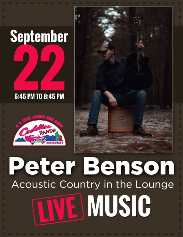 Peter Benson Acoustic Country - Live Music - September 22, 2023 ...